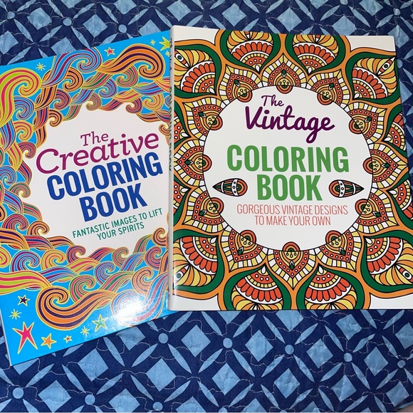 thunder bay press | Art | Nwt Adult Coloring Books Creative Coloring ...